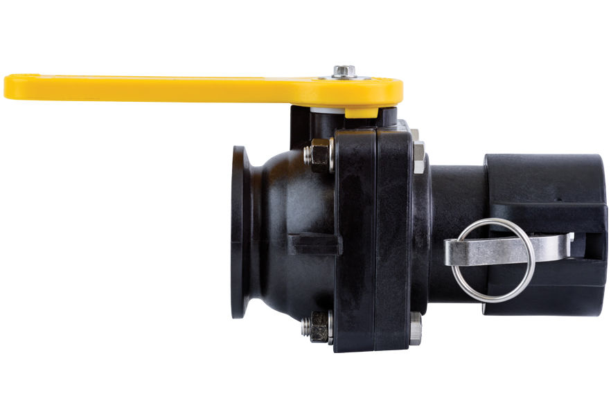 Precision Tank Parts | VALVE BANJO MVSD220FP POLY STUBBY VALVE 2" FULL ...