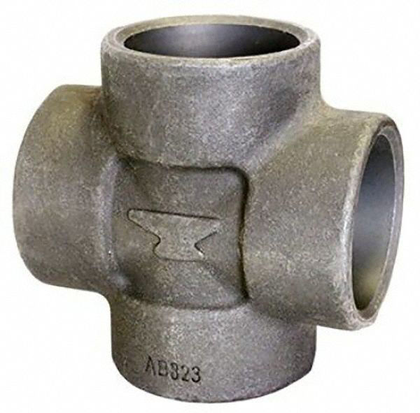 Precision Tank Parts | COUPLING CROSS 1" FORGED STEEL