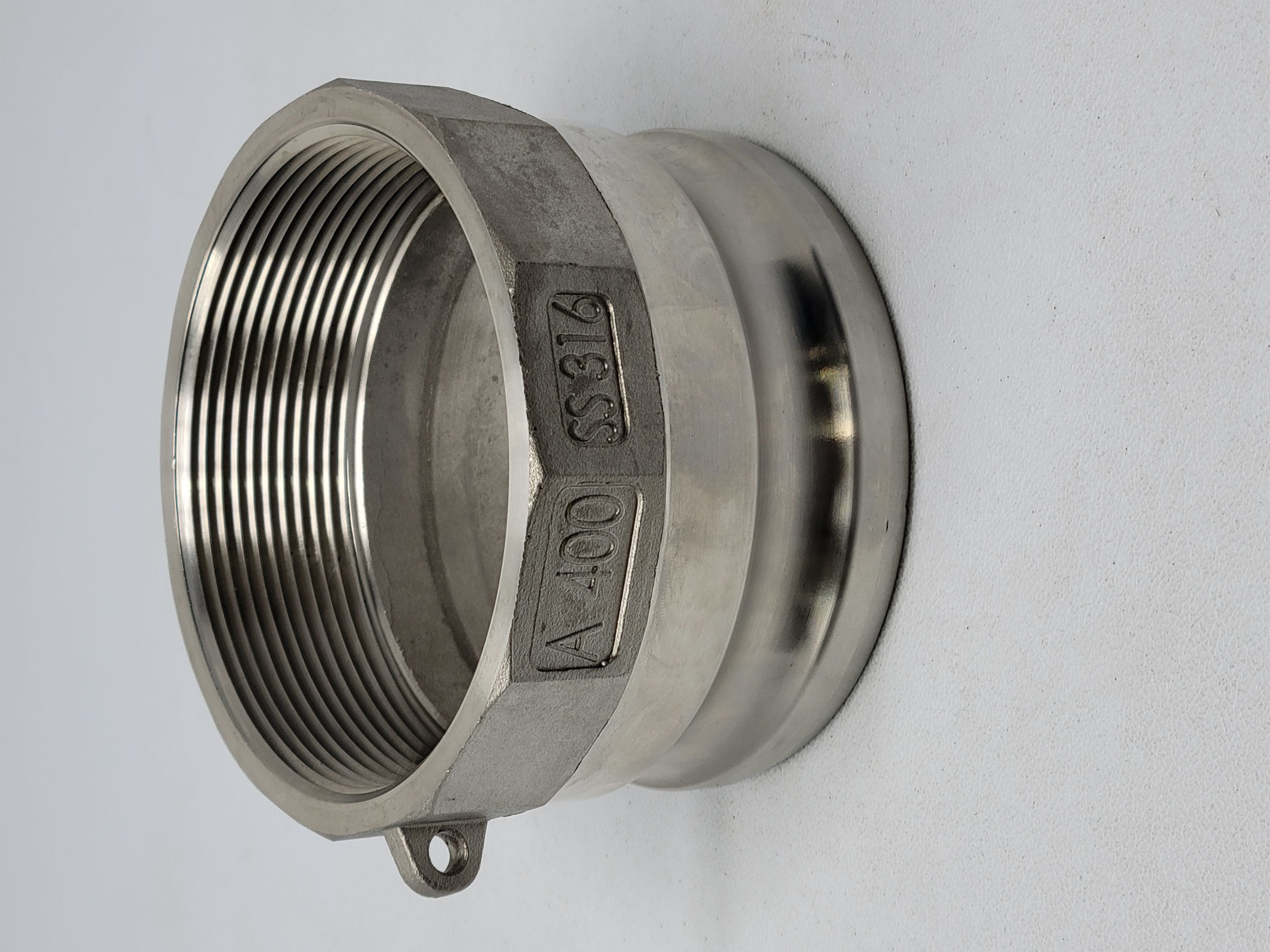 Precision Tank Parts | CAMLOCK 400A: 4" STAINLESS STEEL FITTING PART A