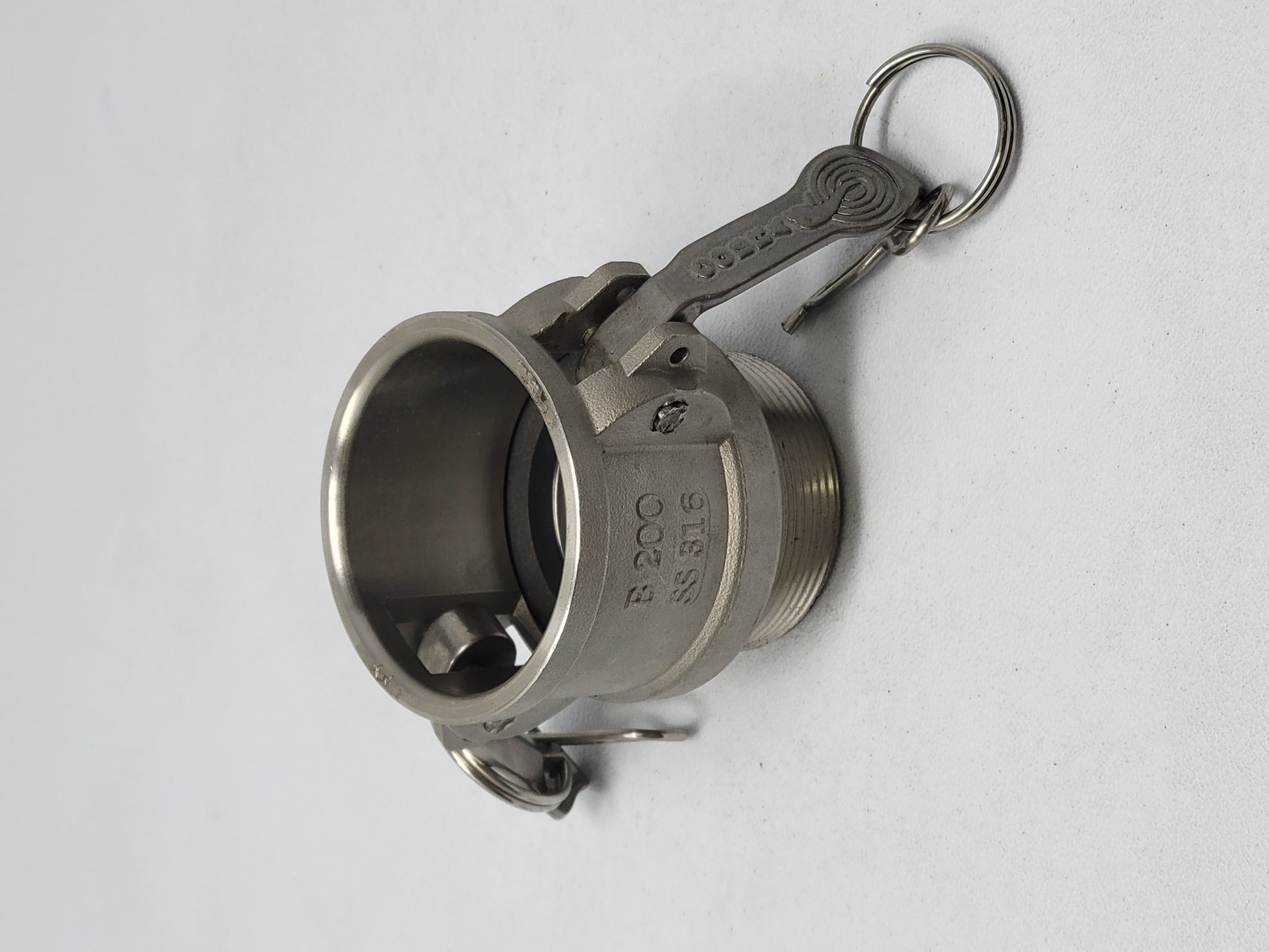 Precision Tank Parts | CAMLOCK 200B: 2" STAINLESS STEEL FITTING PART B